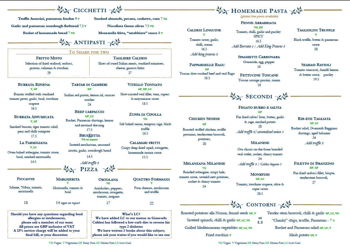 Caldesi | Caldesi In Marylebone